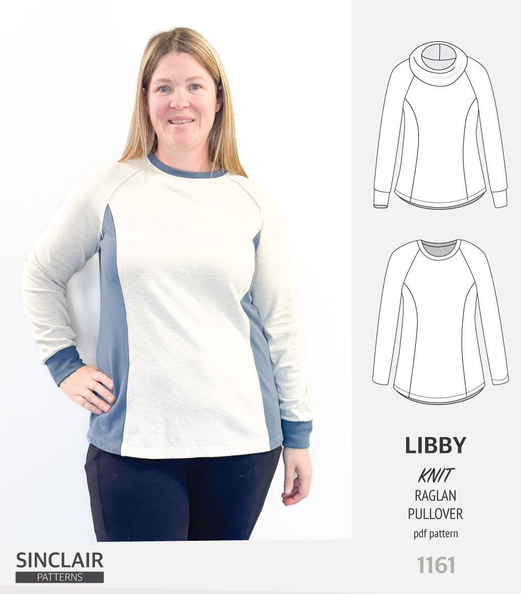 Libby Princess Seam Raglan Pullover Sewing Pattern (PDF) – Sinclair ...