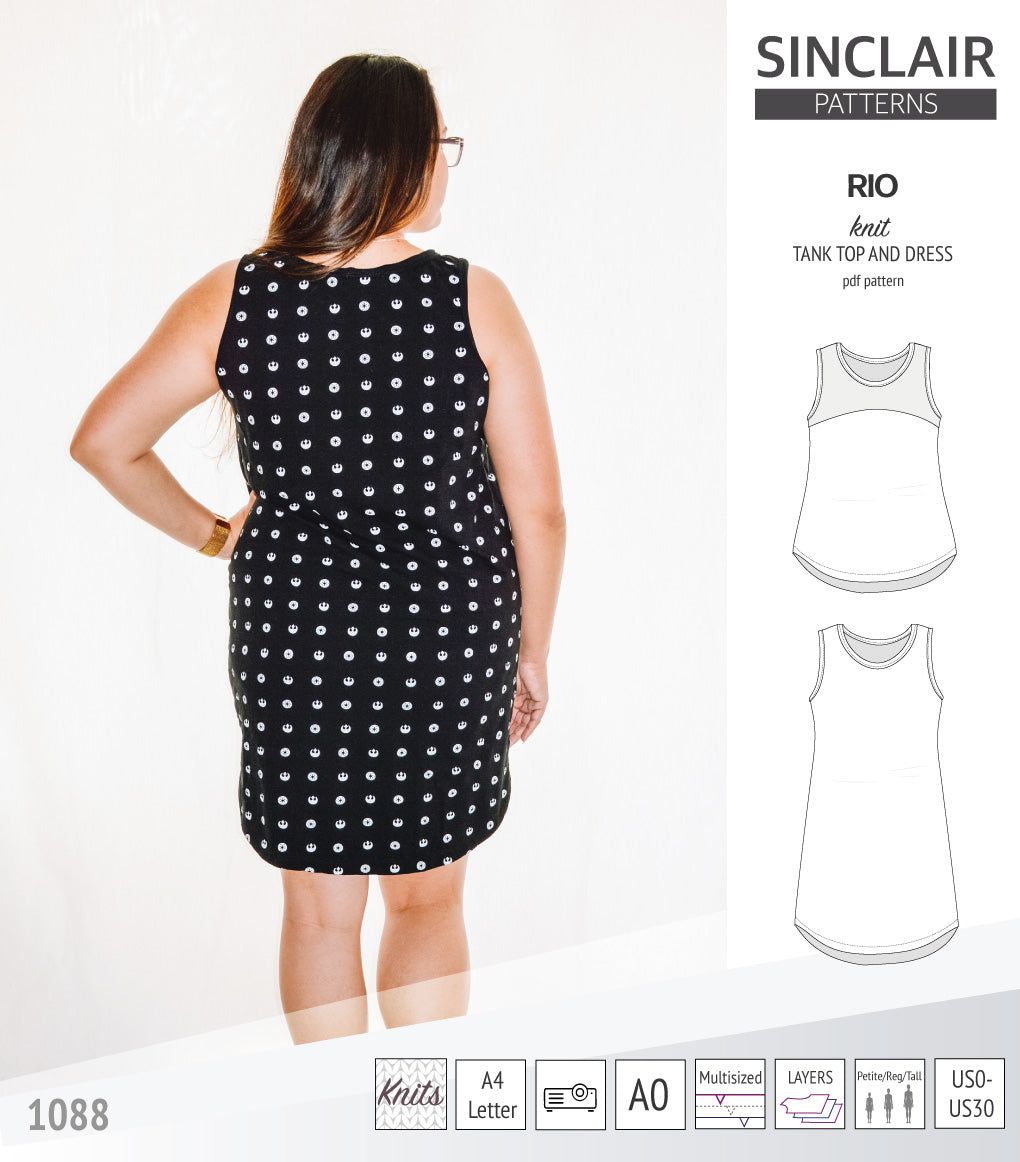 Rio knit top and dress (PDF) – Sinclair Patterns