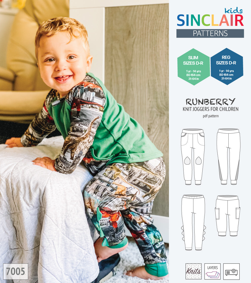 Runberry joggers with pockets, spikes and colorblocking for children ...