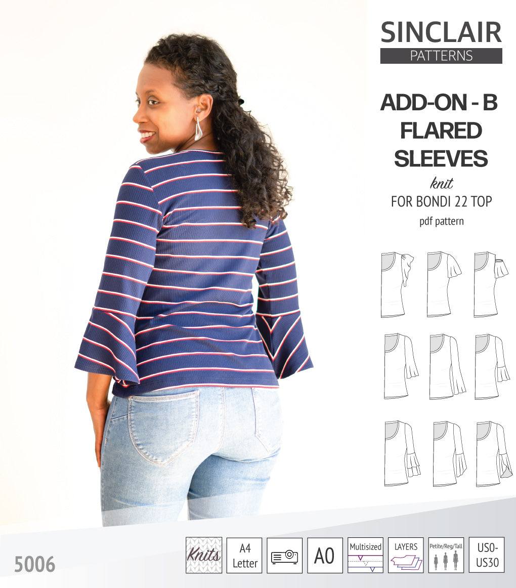 ADD-ON Flared Sleeves add-on pack for Bondi 22 and other compatible pa ...