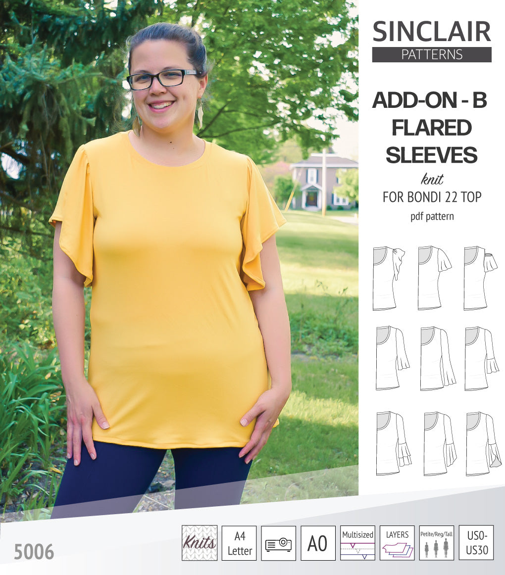 ADD-ON Flared Sleeves add-on pack for Bondi 22 and other compatible pa ...